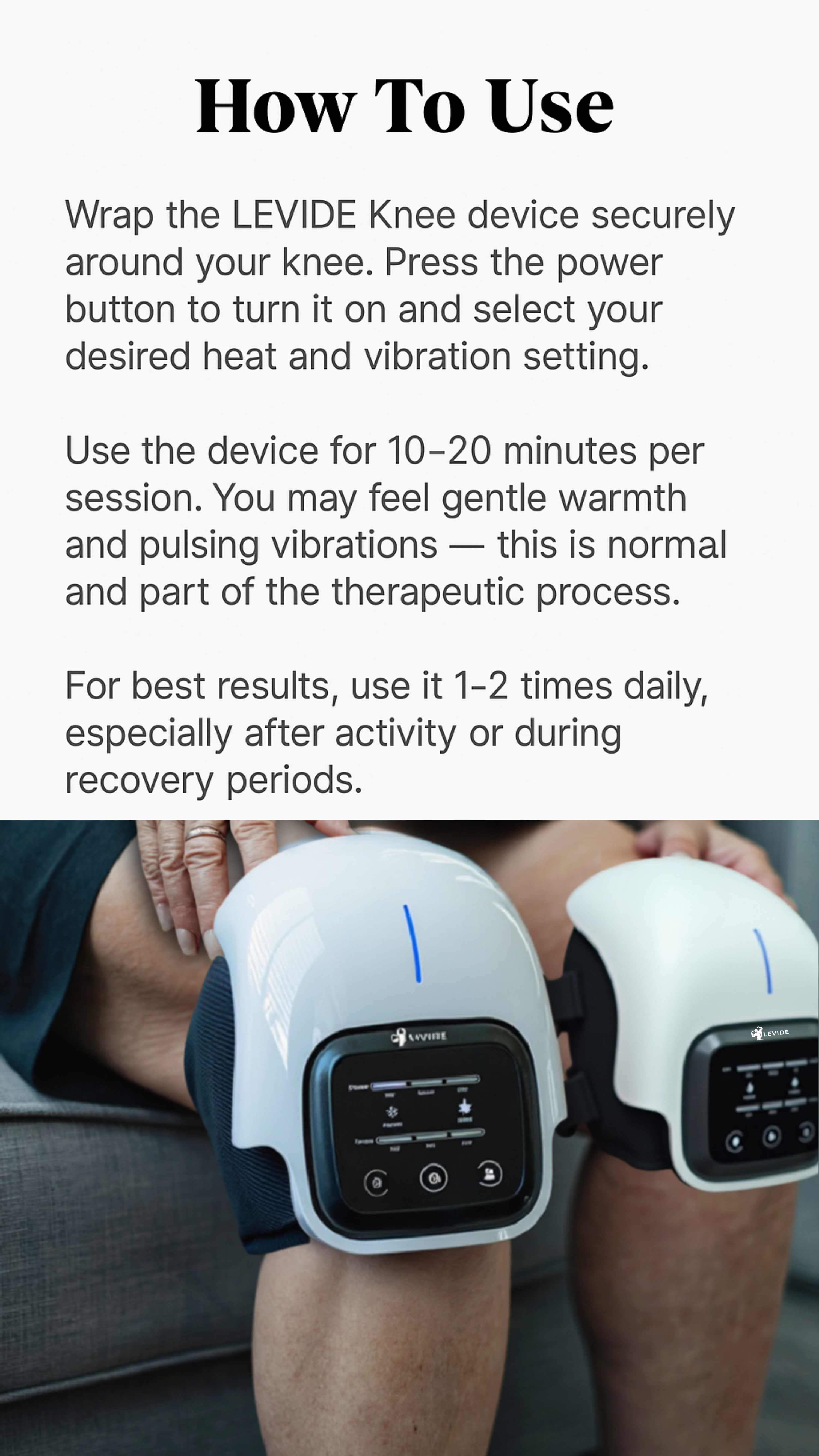 levide 4 in 1 knee therapy device quantity 0 in cart add to cart ...